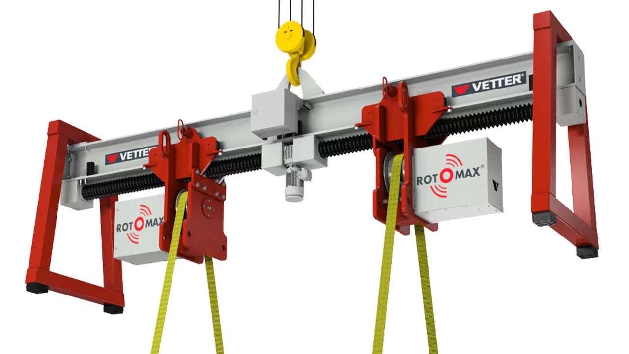 ROTOMAX® Vario Pro load turning device - Suitable for 50 t: VETTER Krantechnik